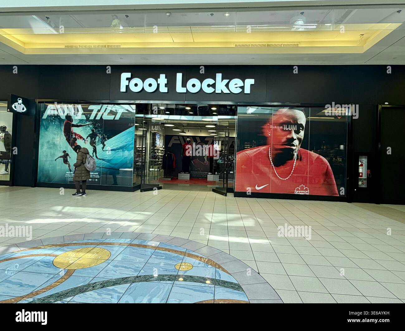Burnaby, Canada-April 6 2026:Foot locker storefront featuring ...