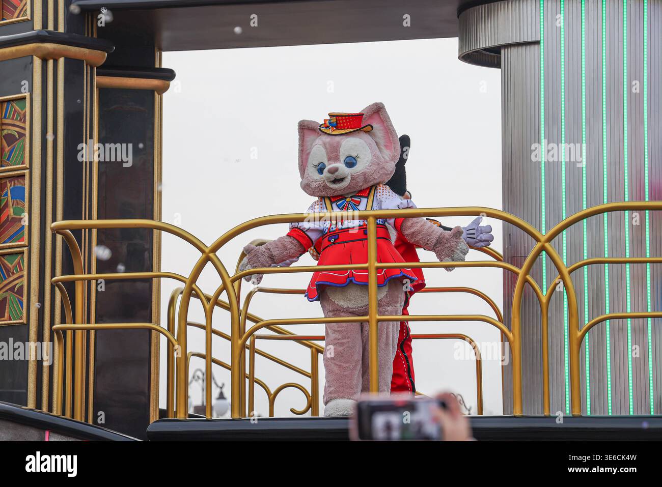 Disney character LinaBell interacts with visitors during 'Disney Color ...