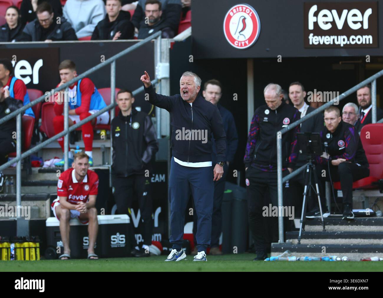 Bristol, England, 6th April 2026. Chris Wilder manager of Sheffield ...