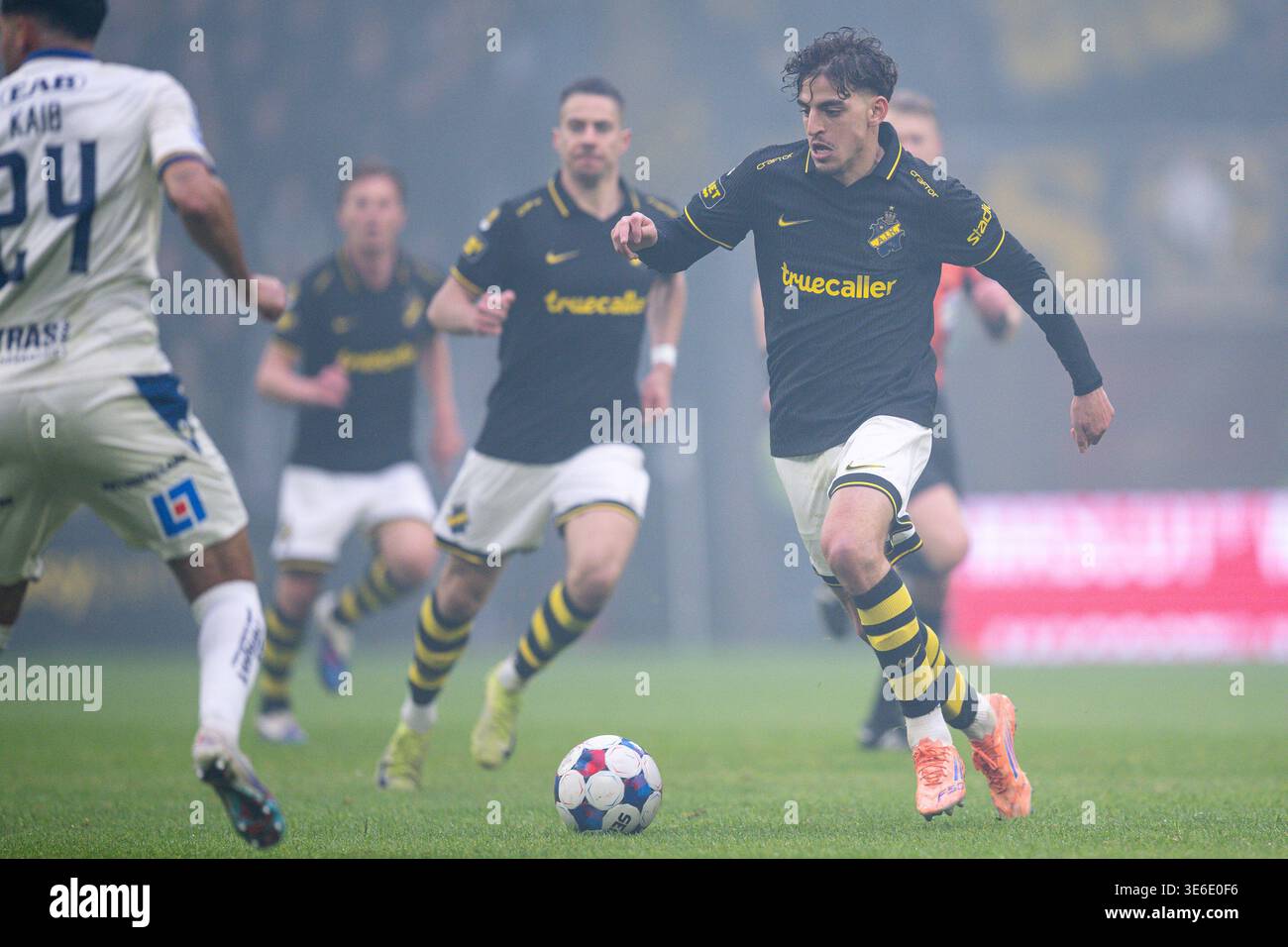 STOCKHOLM, SWEDEN - APRIL 5: Taha Ayari (45) of AIK during the ...