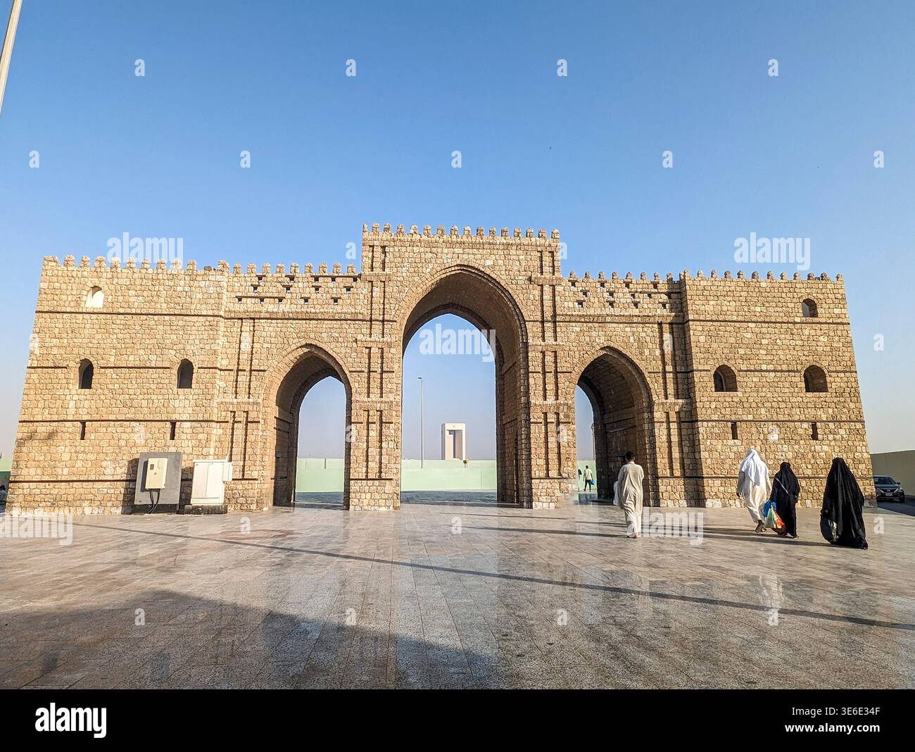 Jeddah, Saudi Arabia, April 1, 2024. View of Bab Makkah, the historic ...