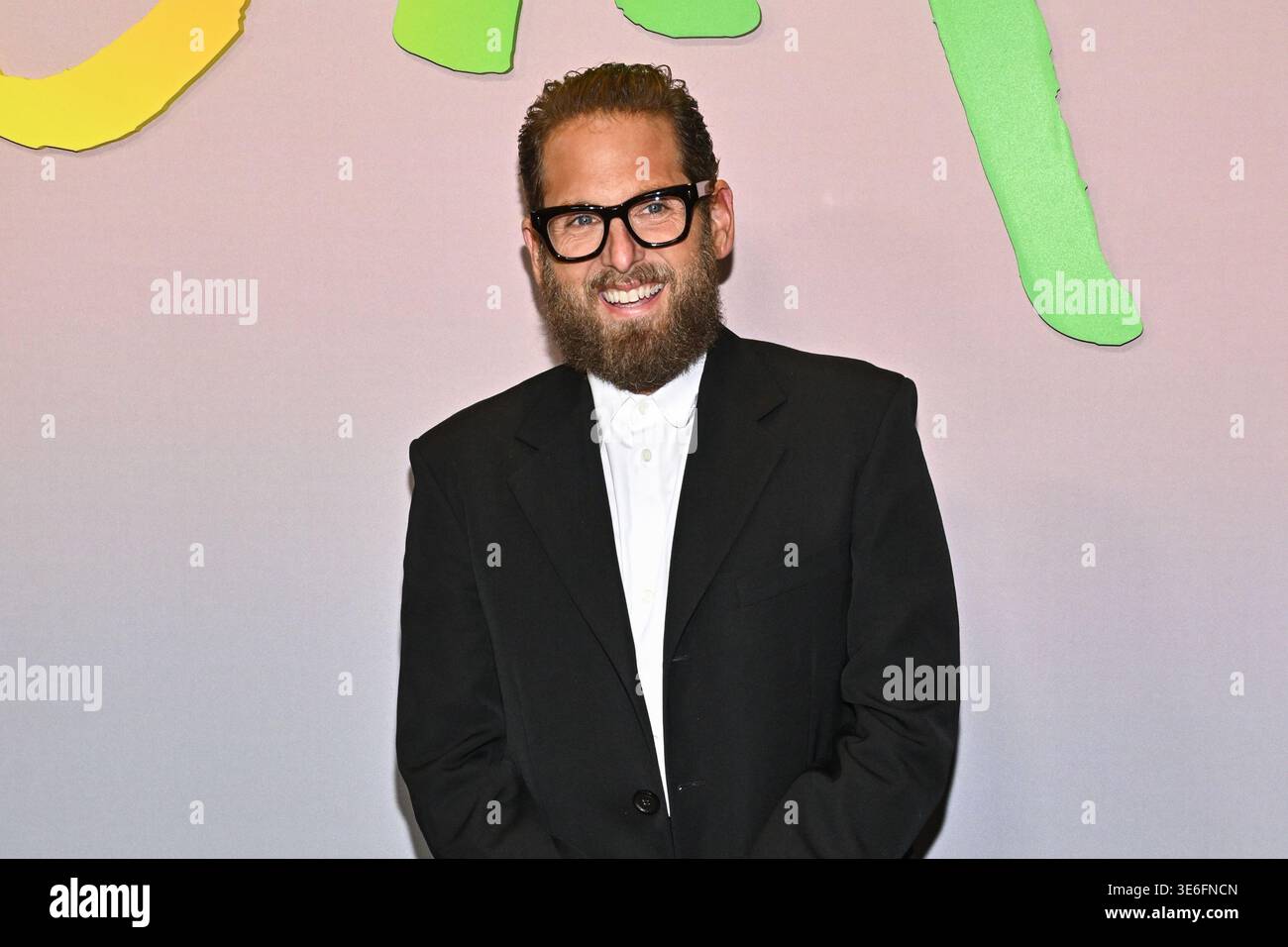 Jonah Hill attends the world premiere of Apple TV's "Outcome" at AMC ...