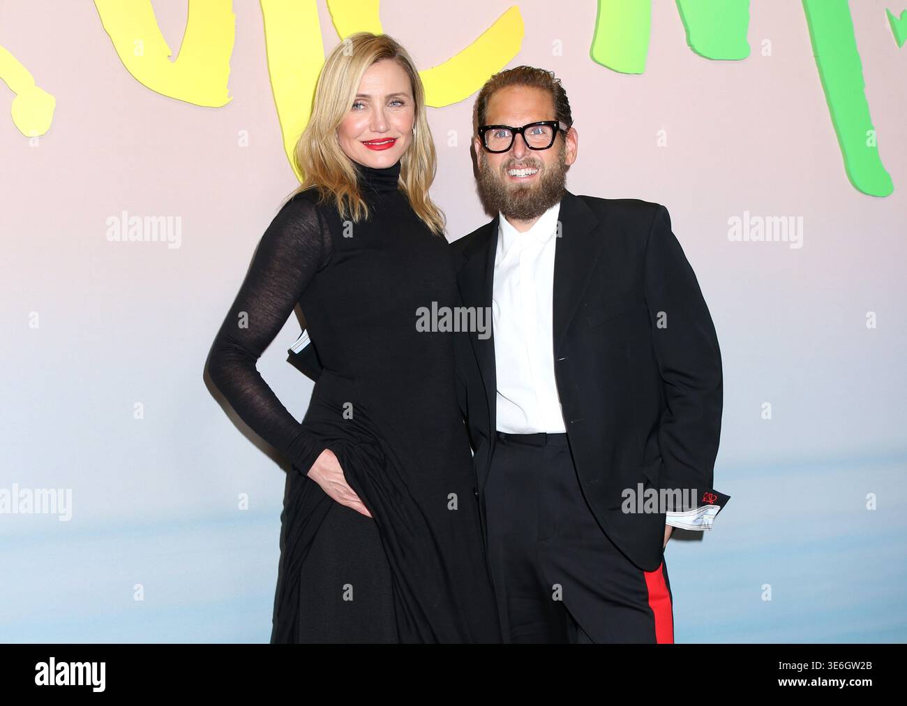 Cameron Diaz and Jonah Hill attending Apple's 'Outcome' World Premiere ...