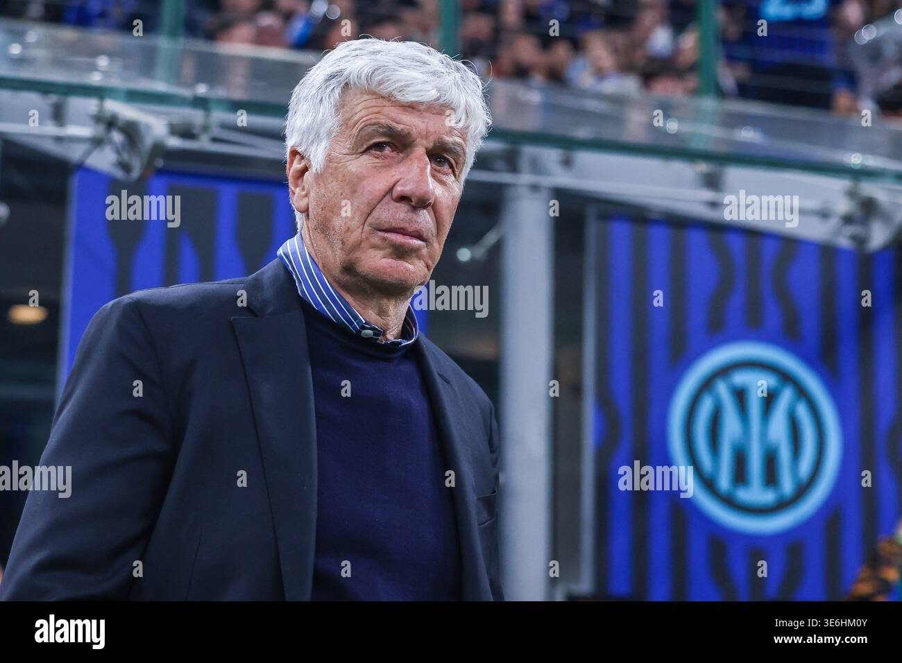 Gian Piero Gasperini Head Coach of AS Roma looks on during Serie A 2025 ...