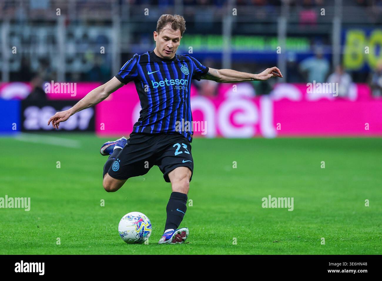 Nicolo Barella of FC Internazionale seen in action during Serie A 2025/ ...
