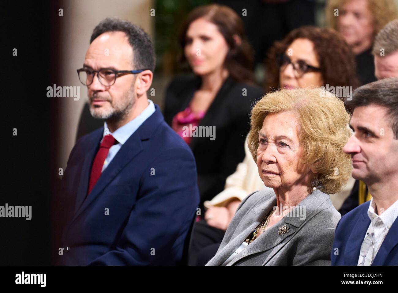 April 7, 2026, Madrid, Madrid, Spain: Queen Letizia of Spain visits RNE ...