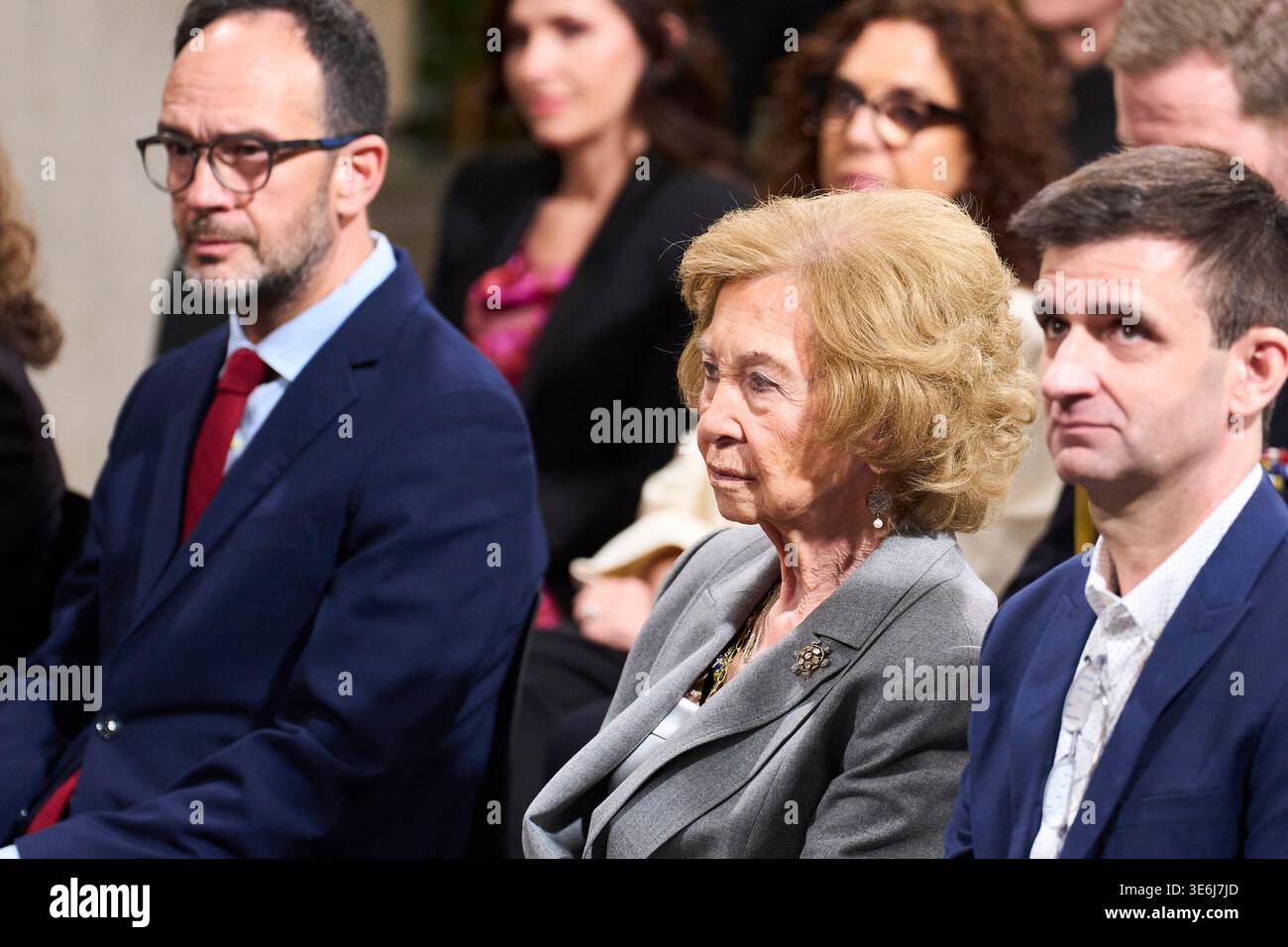 April 7, 2026, Madrid, Madrid, Spain: Queen Letizia of Spain visits RNE ...