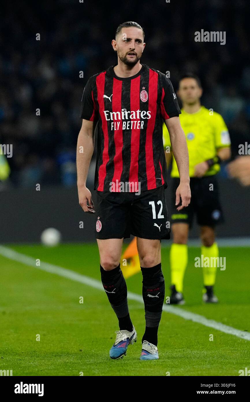 Naples, Italy. 6 Apr, 2026. Adrien Rabiot of AC Milan during the Serie ...