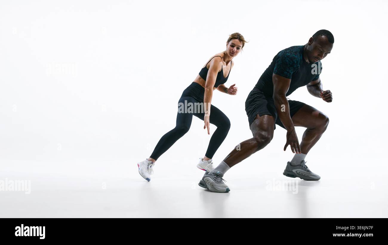 Shuttle run athlete hi-res stock photography and images - Alamy