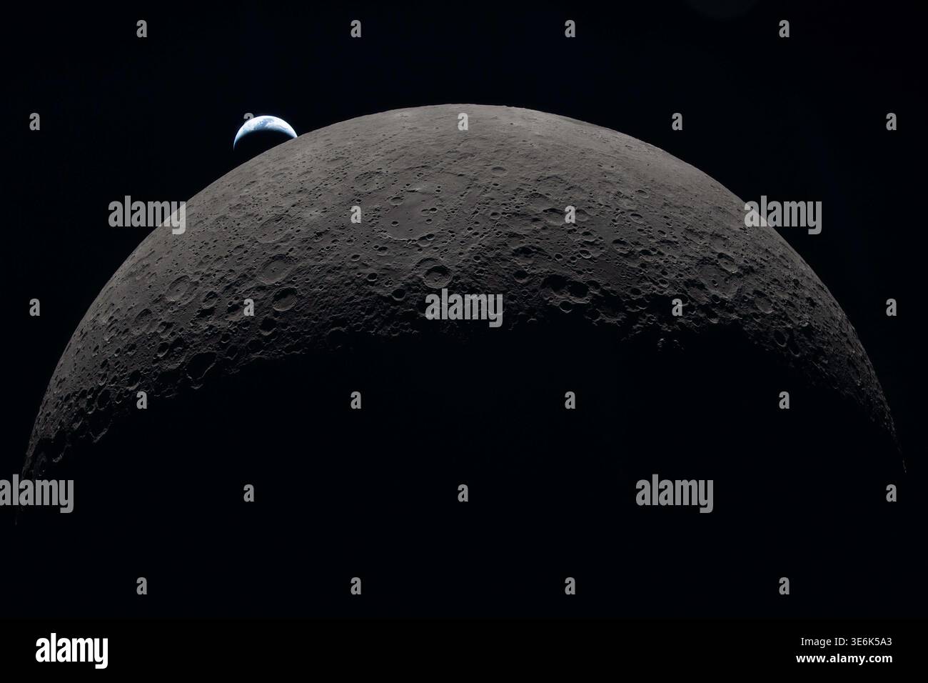 In this image provided by NASA, the Artemis II crew captured this view ...