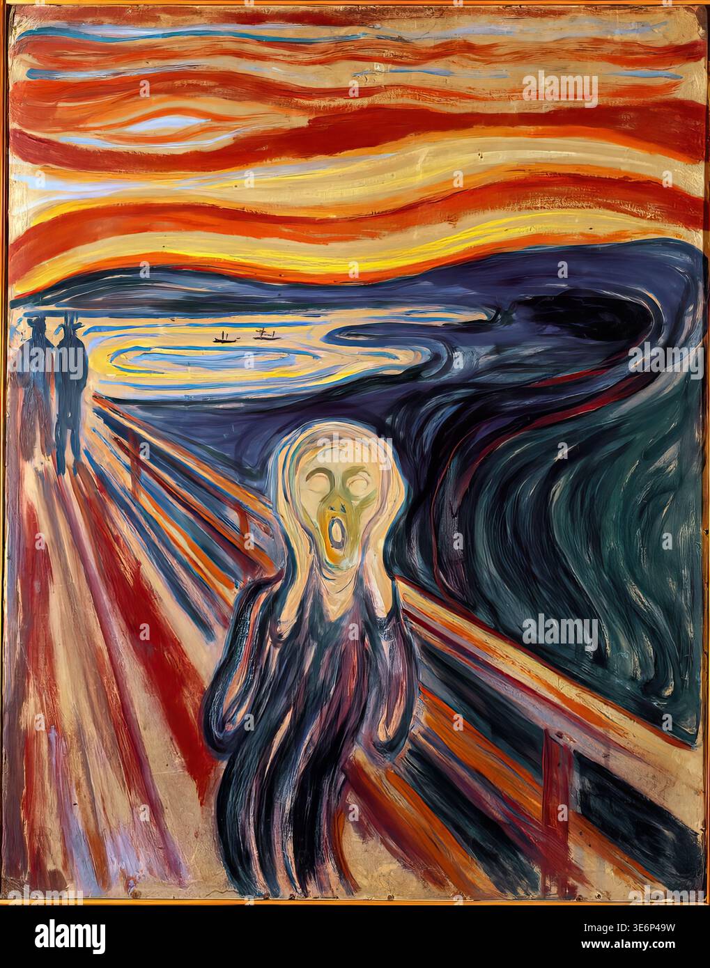 Edvard Munch – The Cry, 1893 – oil painting, symbolic composition ...