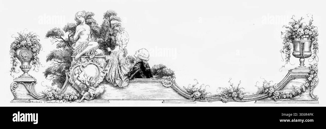 Engraving of template for magazine, What they Wear in Vanity Fair, by ...