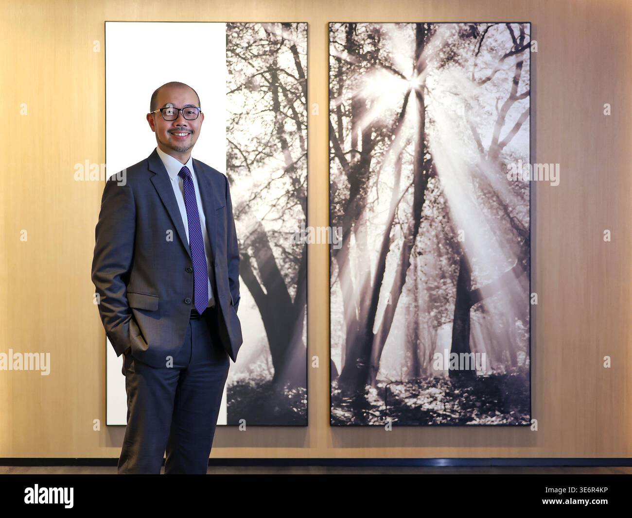 Han Khim Siew, chief executive officer of OUE Real Estate Investment ...