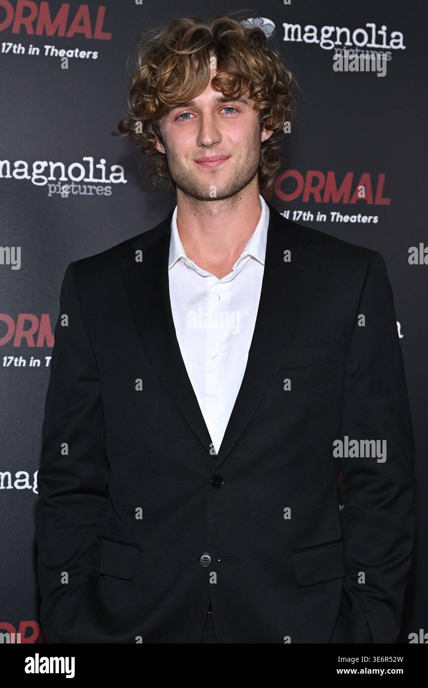 Phillip Linnik attends the 'Normal' New York premiere at Metrograph ...