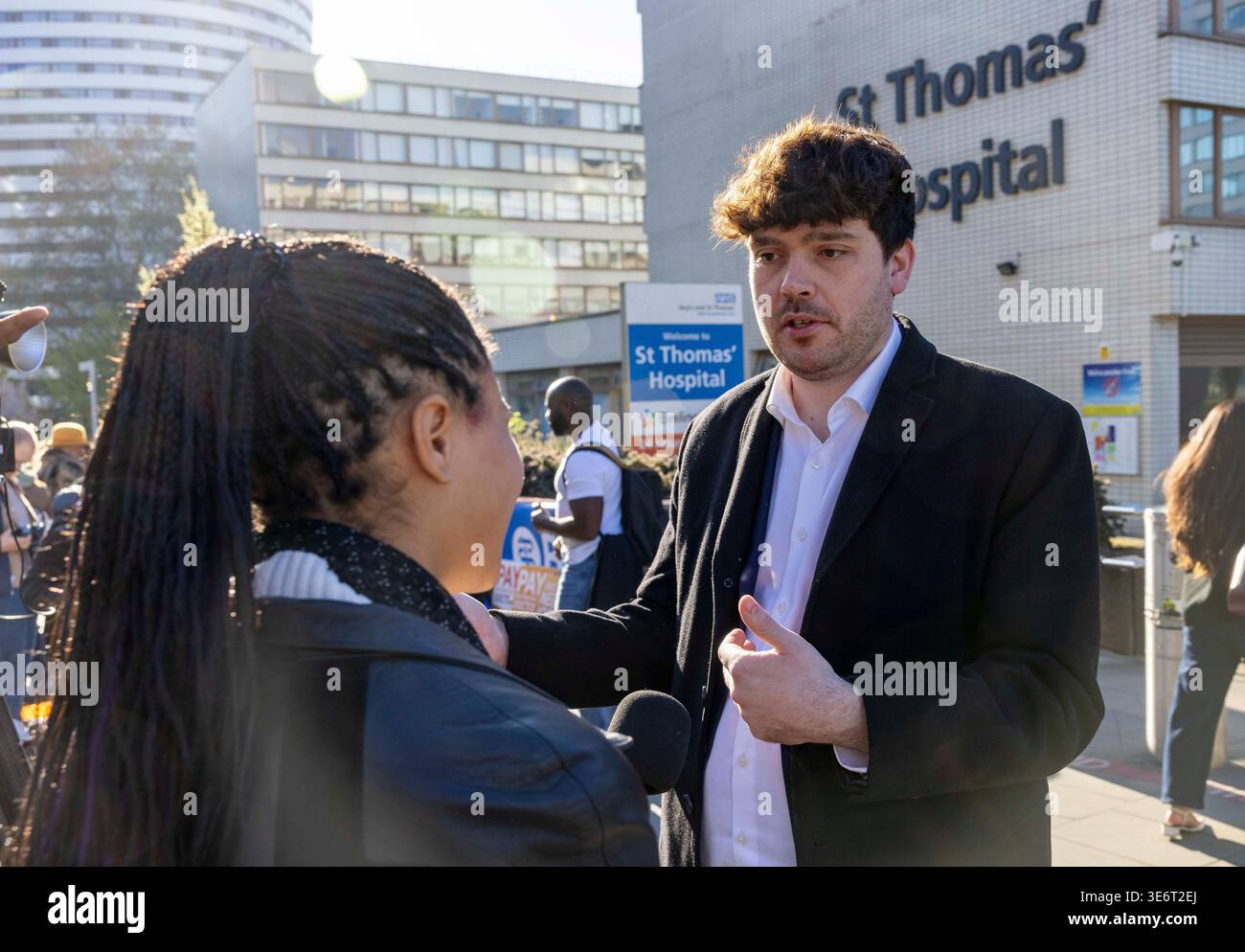 London, UK 7th April 2026 Dr Jack Fletcher, Chair of BMA’s resident ...