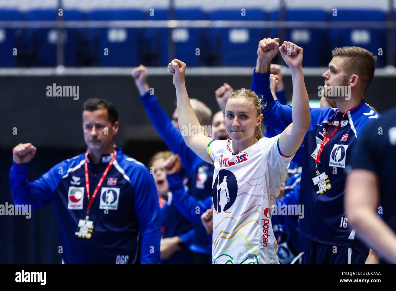 Bucharest, Romania 20260408. Norway's Malin Larsen Aune before the ...
