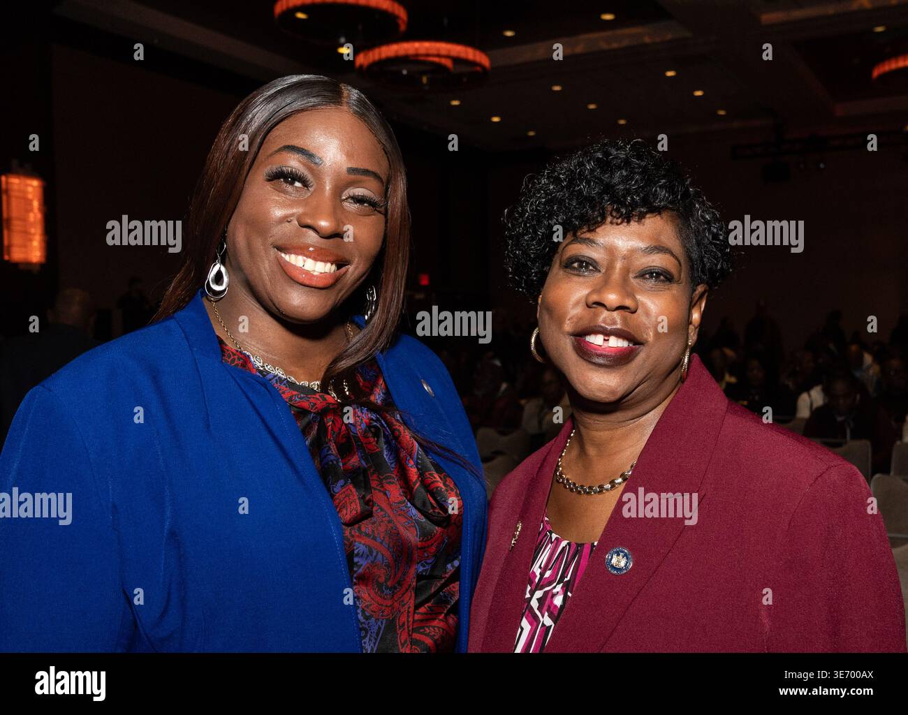 Vanessa Gibson and Darcel Clark attend NAN Convention Day 1 celebrating ...
