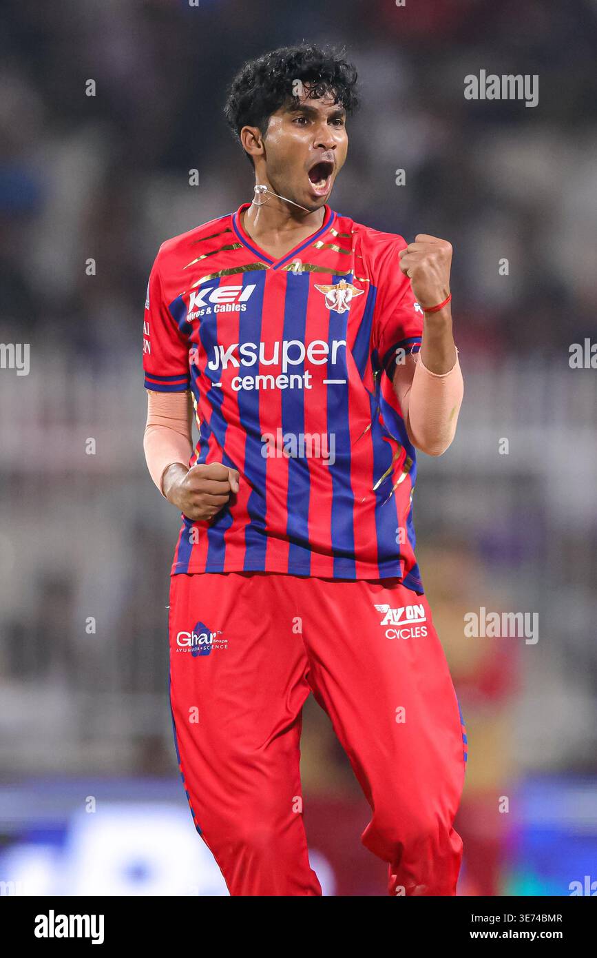 Kolkata, India - April 9: Manimaran Siddharth of Lucknow Super Giants ...
