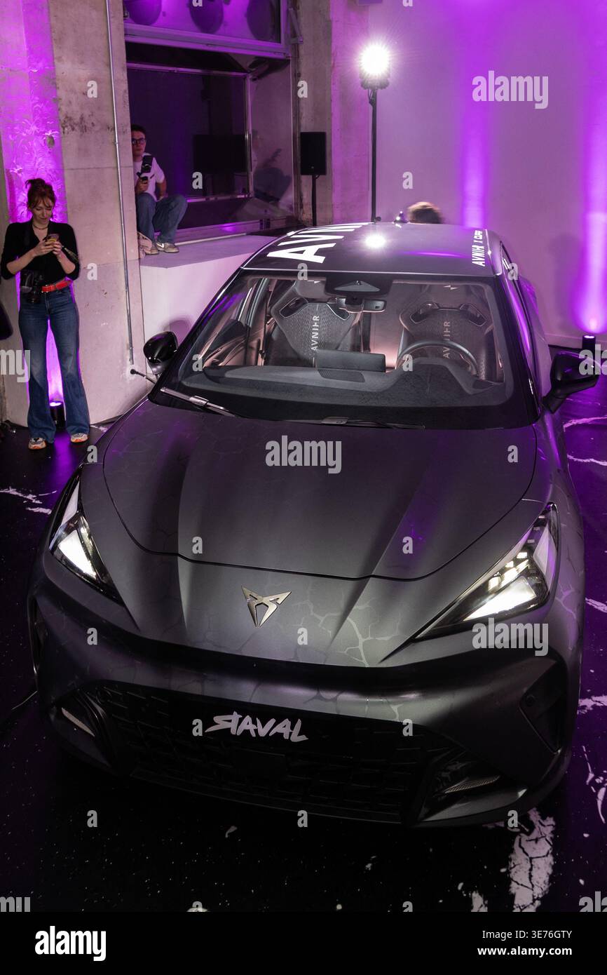 'Cupra Raval x Avnier' Launch Event' on April 09, 2026 in Paris, France ...