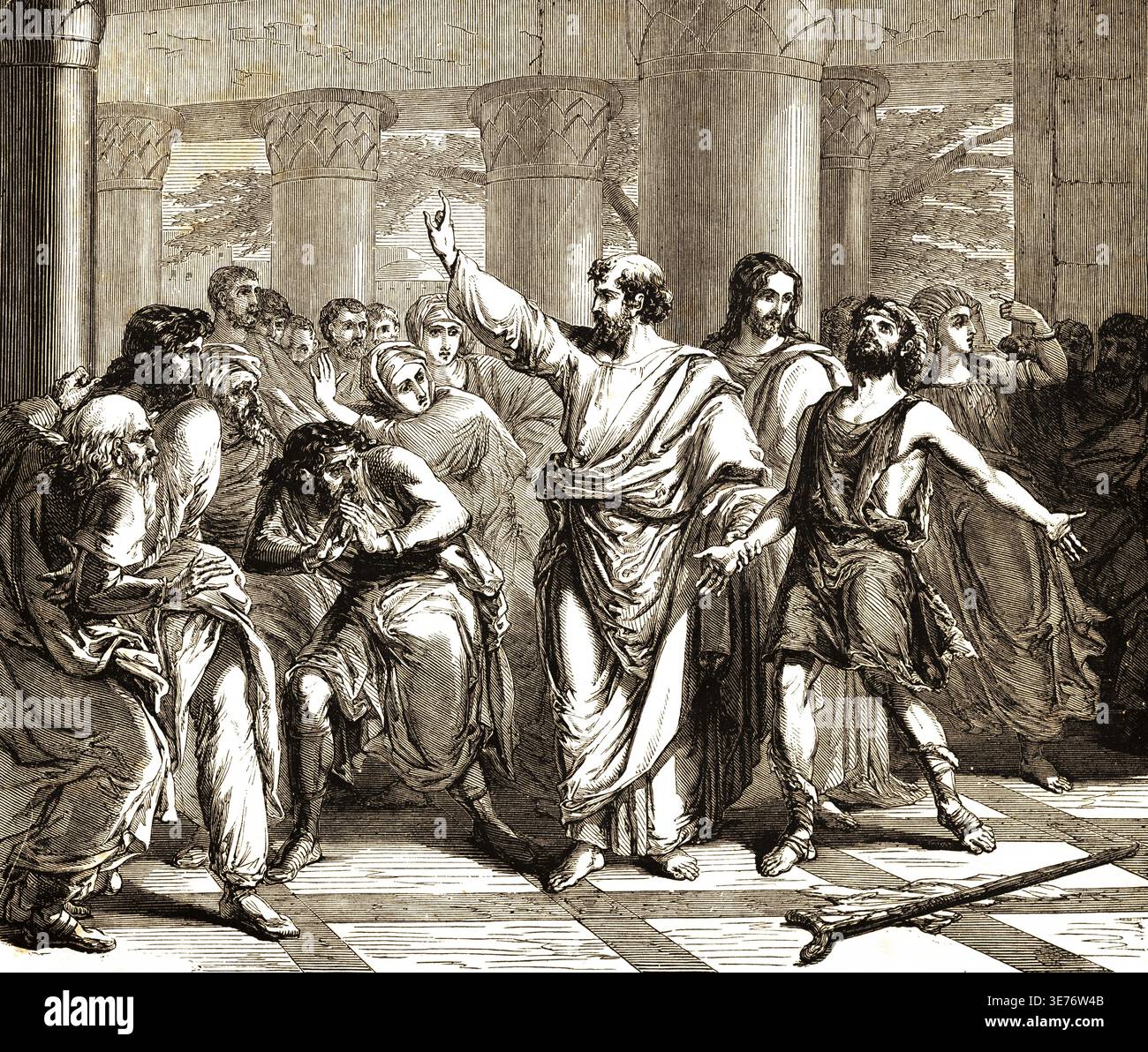 Peter speaks to the people of Israel, Acts of the Apostles, chapter 3 ...