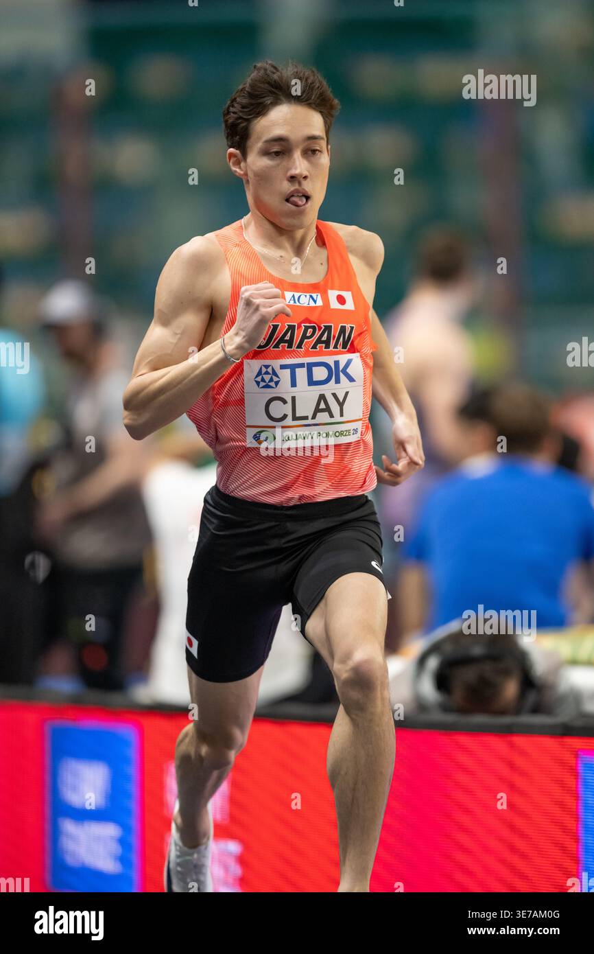Allon Tatsunami Clay of Japan competing in the 800m heats at the World ...