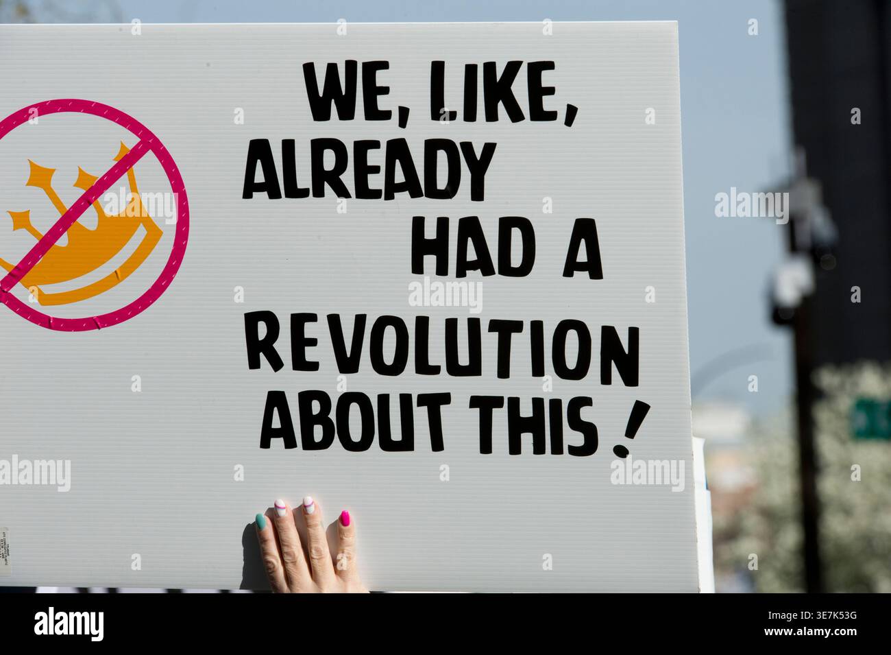 No kings protest rally boise id march 28 2026 hi-res stock photography ...