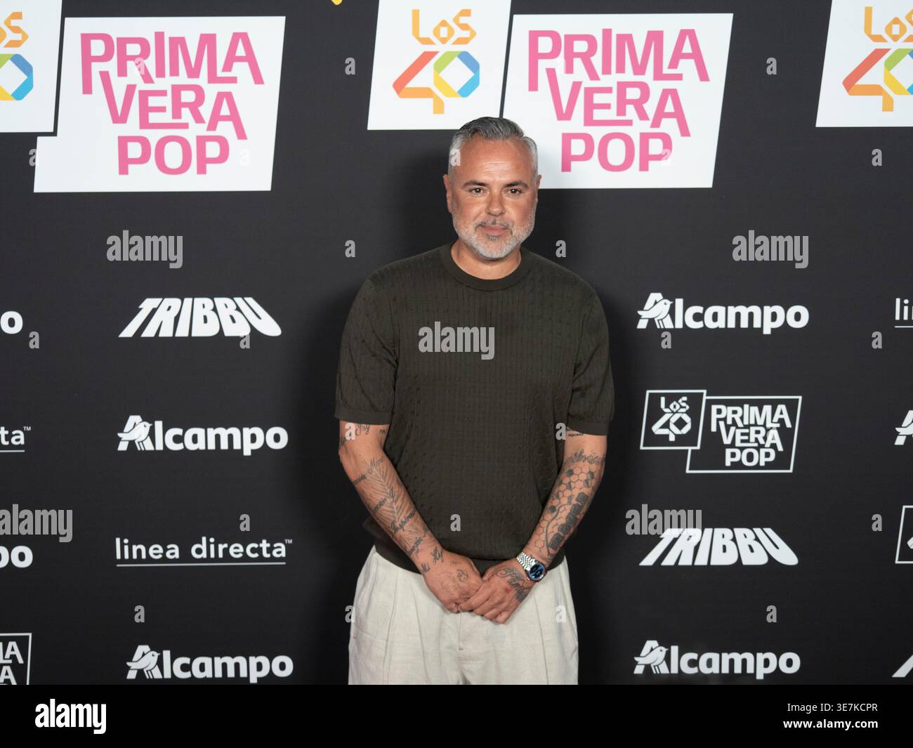 Juan Magan poses at the photocall prior to the LOS40 Primavera Pop 2026 ...