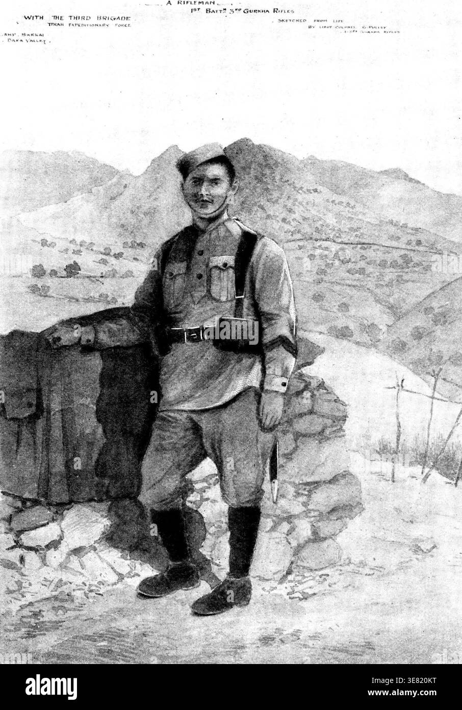 Gurkha rifles Black and White Stock Photos & Images - Alamy
