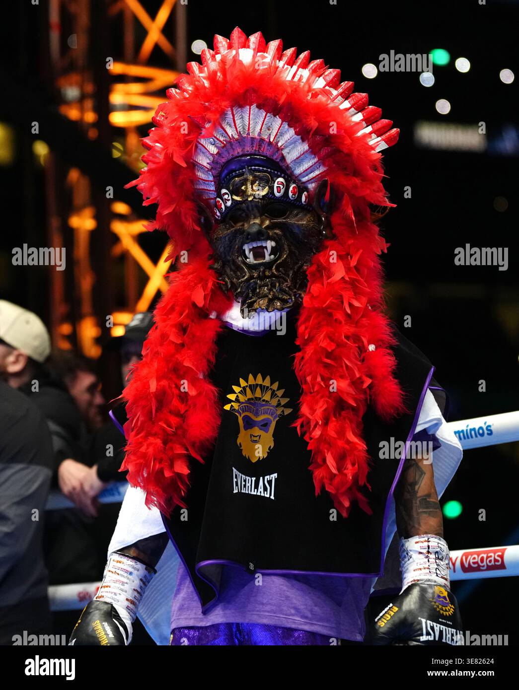 Regis Prograis walks to the ring ahead of the welter weight bout ...