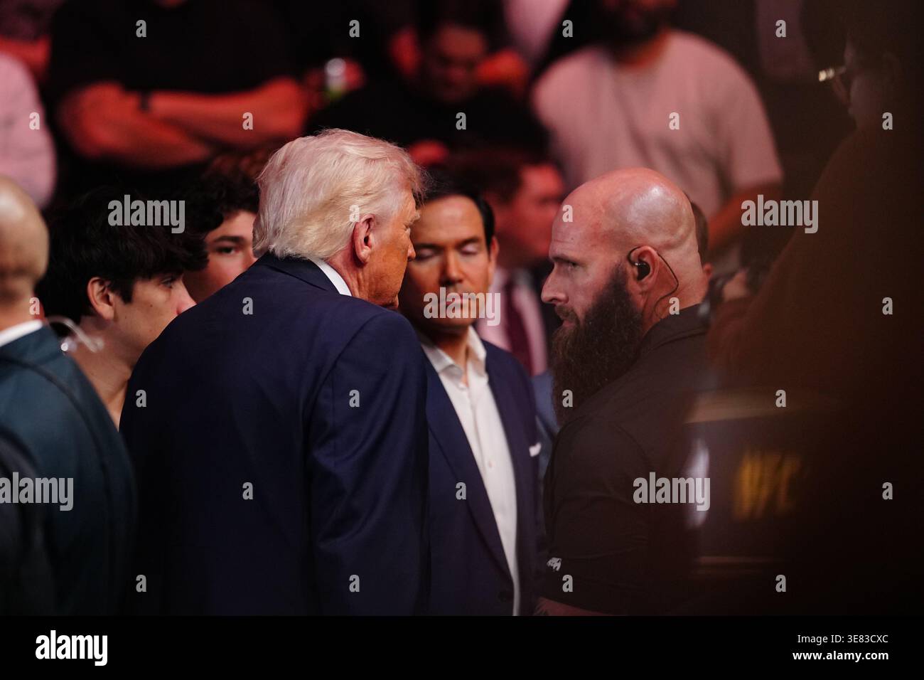 MIAMI, FL - APRIL 11 : President Donald Trump is seen during the UFC ...