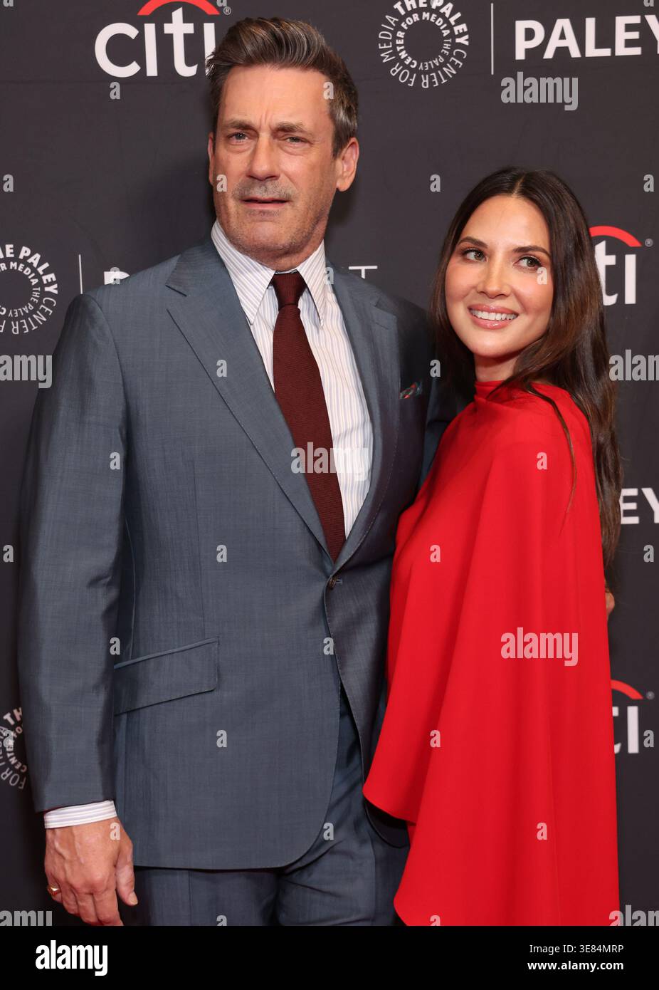 Los Angeles Ca Apr11: John Hamm & Olivia Munn At Apple TV's "Your ...