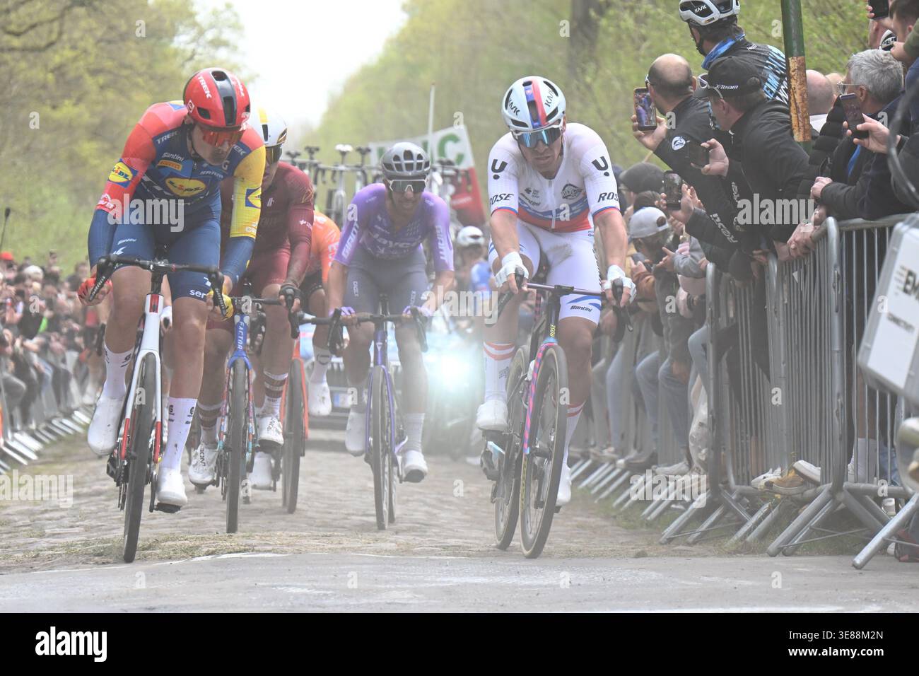 12-04-2026 Paris - Roubaix; 2026, Lidl - Trek; 2026, Unibet - Rose ...