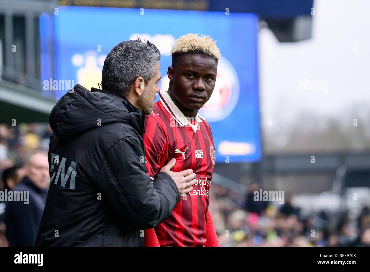 Brondby, Denmark. 12th, April 2026. Franculino of FC Midtjylland seen ...