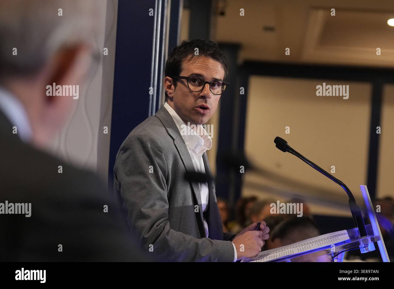EH Bildu spokesperson in the Basque Parliament, Pello Otxandiano ...