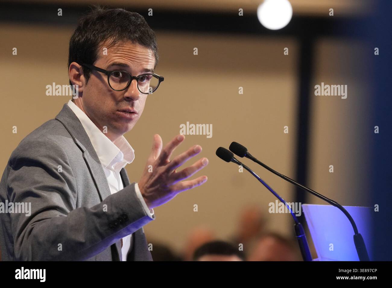 EH Bildu spokesperson in the Basque Parliament, Pello Otxandiano ...