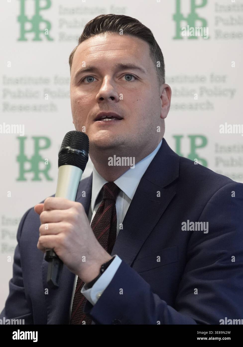 Health Secretary Wes Streeting during his speech at the Institute for ...