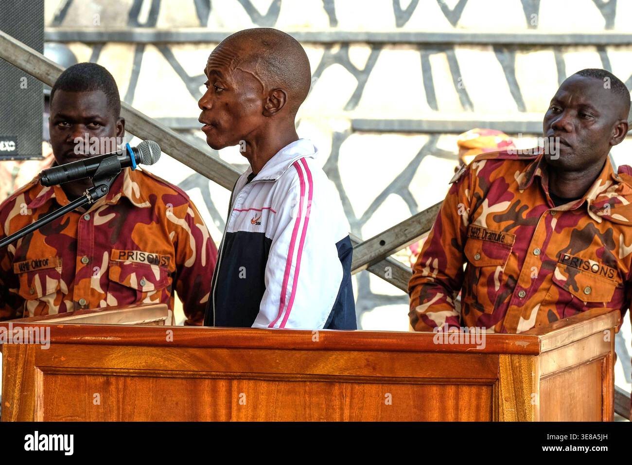 Christopher Okello Onyum, a man accused of killing four children ...