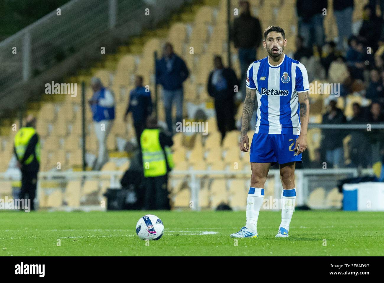 April 12, 2026. Estoril, Portugal. Porto midfielder from Argentina ALAN ...