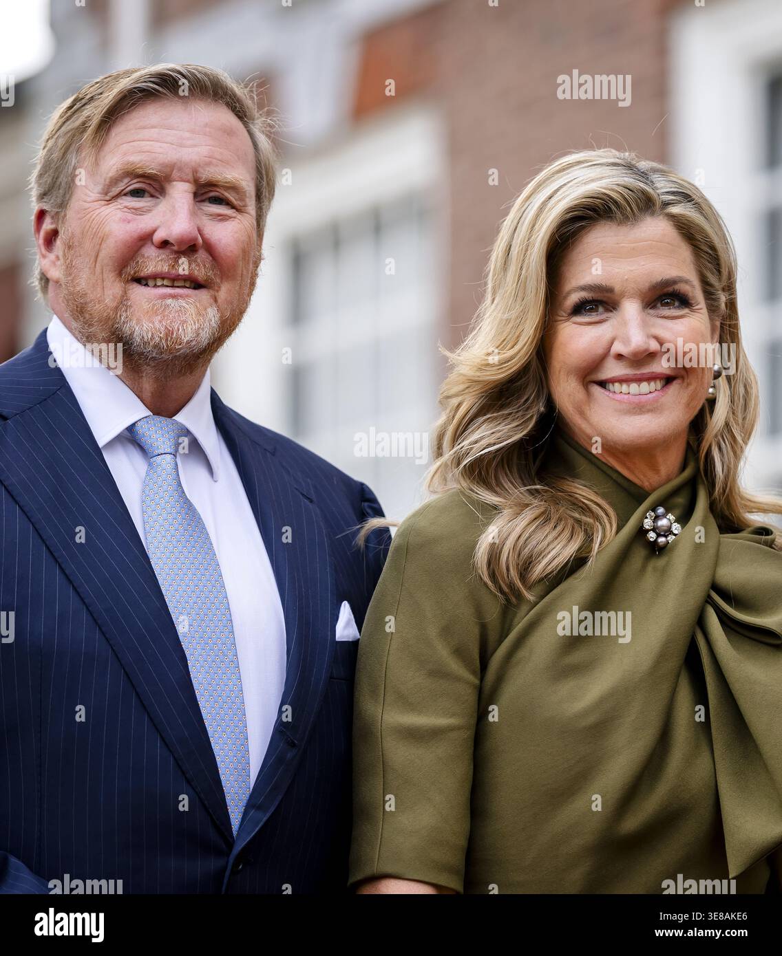 PHILADELPHIA - King Willem-Alexander and Queen Máxima are received by ...
