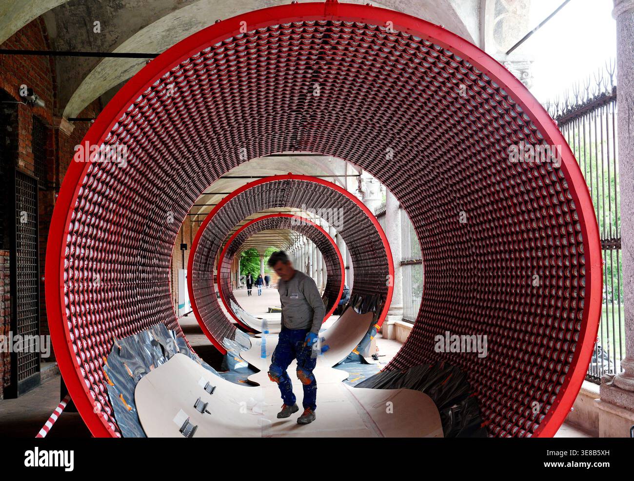 Milan, Preparations for the Fuori Salone, Salone del Mobile, Design ...