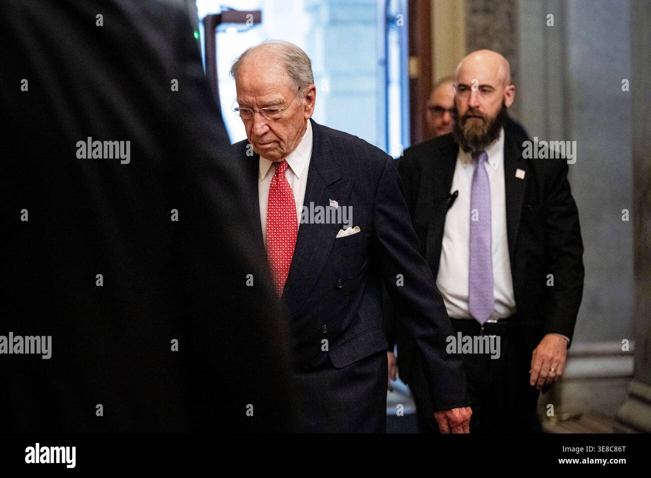 Senator Chuck Grassley (R-IA) arrives at the U.S. Capitol, in ...