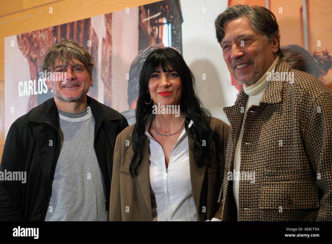 Salva Reina, Cecilia Gessa and Carlos Bardem attend "Una Conversación ...