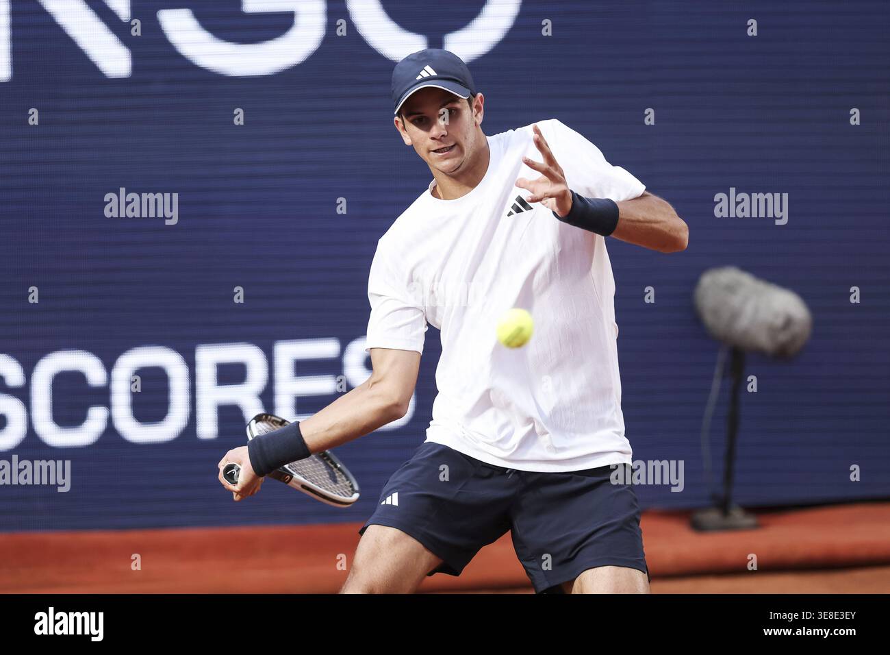 Rafael Jodar of Spain in action against Jaume Munar of Spain, Round of ...