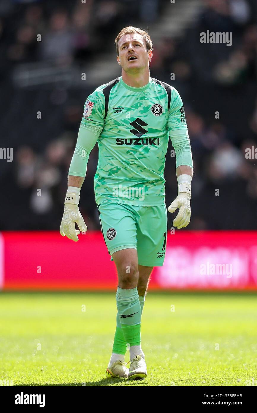MK Dons Goalkeeper Craig MacGillivray during the Sky Bet League Two ...