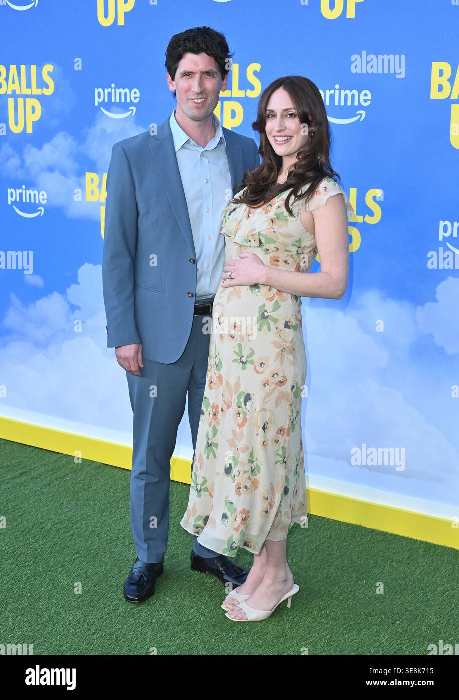 Andrew Muscato arriving at Amazon MGM Studios’s “Balls Up” premiere ...