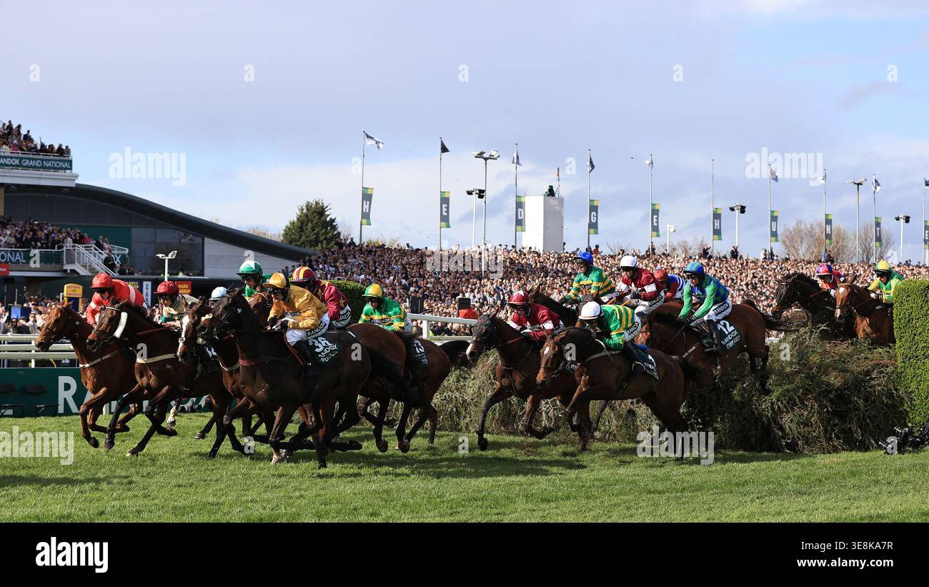 11th April 2026; Aintree Racecourse, Aintree, Merseyside, England: 2026 ...