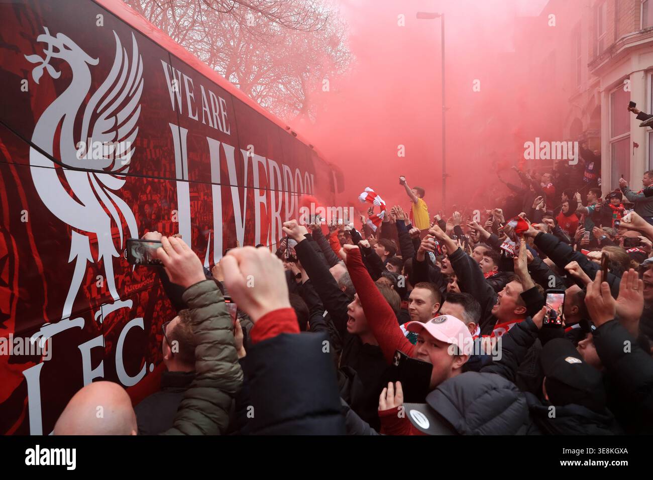 14th April 2026; Anfield, Liverpool, Merseyside, England; UEFA ...