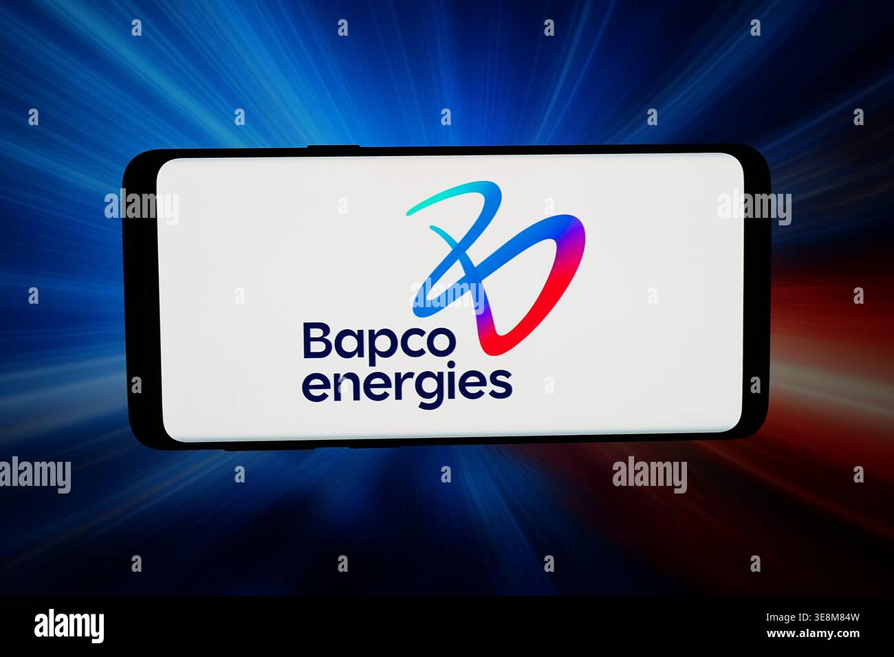 In this photo illustration, the logo of Bahraini petroleum agency Bapco ...