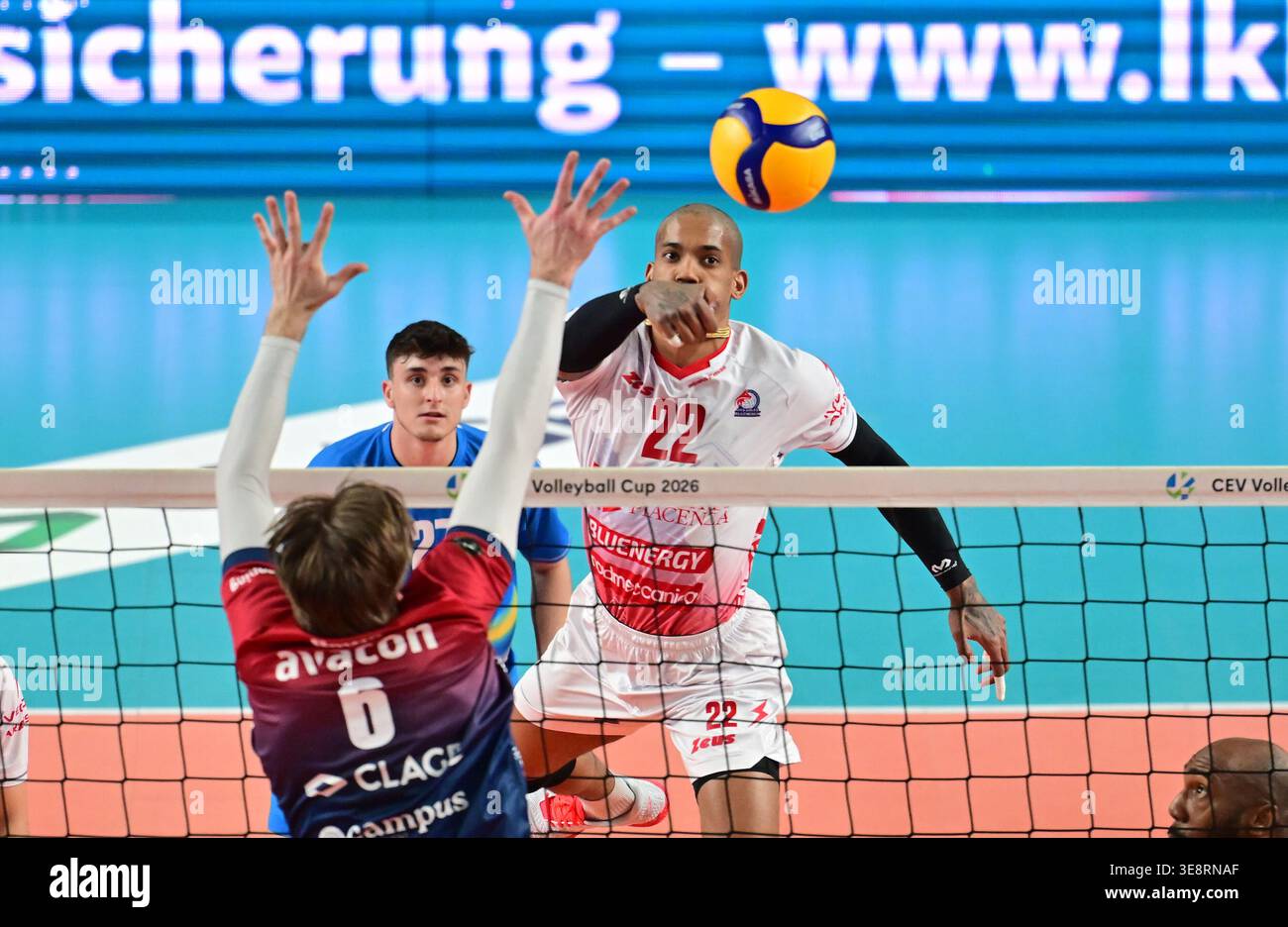 15.04.2026, GER;VB, CEV Cup, Final, SVG Lueneburg vs Gas Sales ...