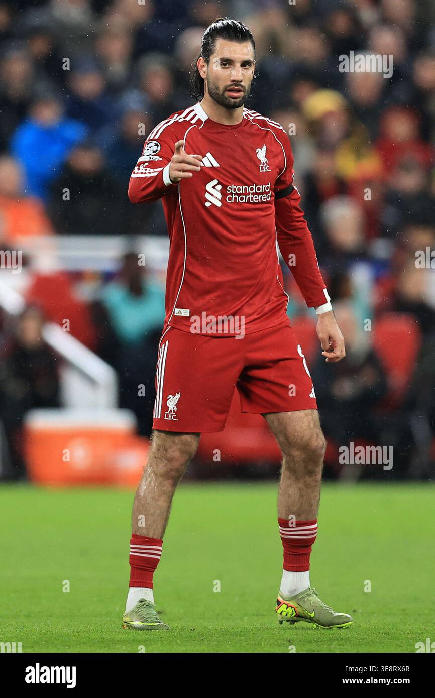 Dominik szoboszlai liverpool 2026 hi-res stock photography and images ...